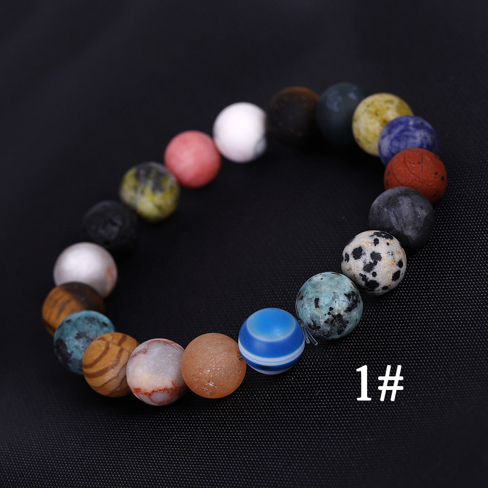 Eight Stone Planets - Cosmic Milky Way Exploration Star Bracelet（COMBO ...